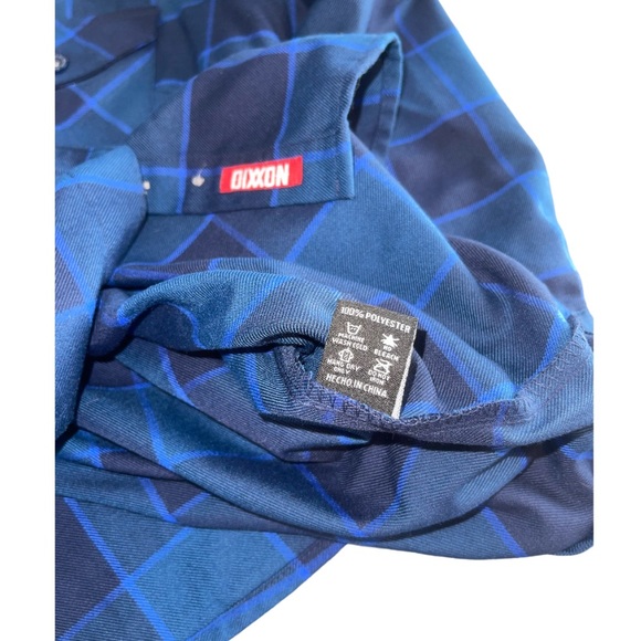 DIXXON | Tops | Dixxon X Snap On Tools Flannel Shirt Womens Blue ...